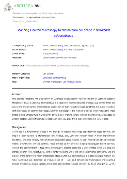 Filter protocols by method | archaea.bio